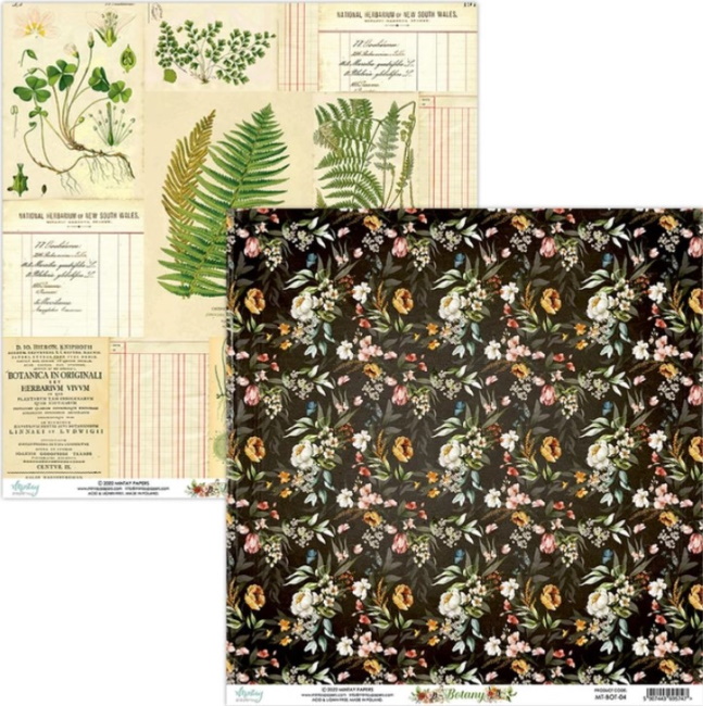 30x30 paperikko Botany - Mintay Papers |Askarteluliike Taitava